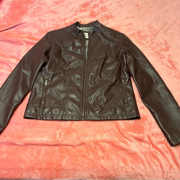 Faded Glory | Jackets & Coats | Faded Glory Faux Leather Jacket | Poshmark